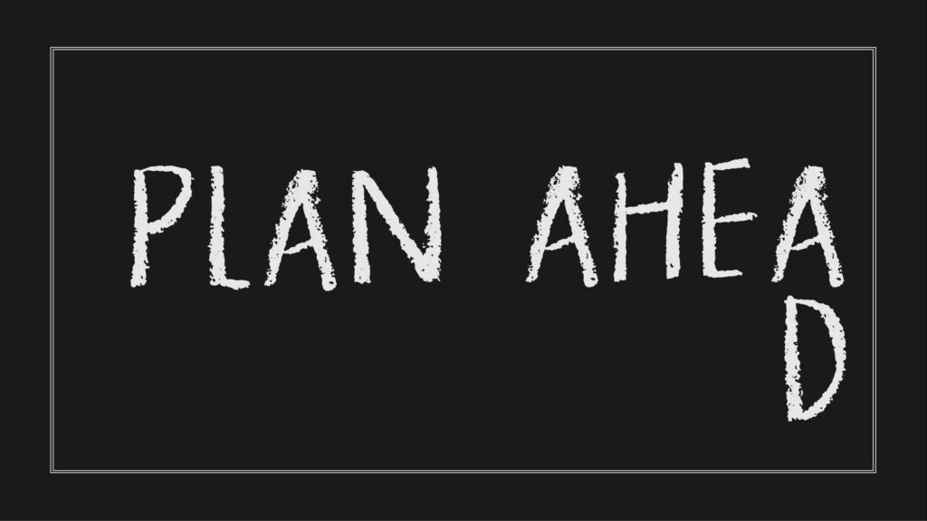 Plan NOW for a BETTER Tomorrow - LearnMH